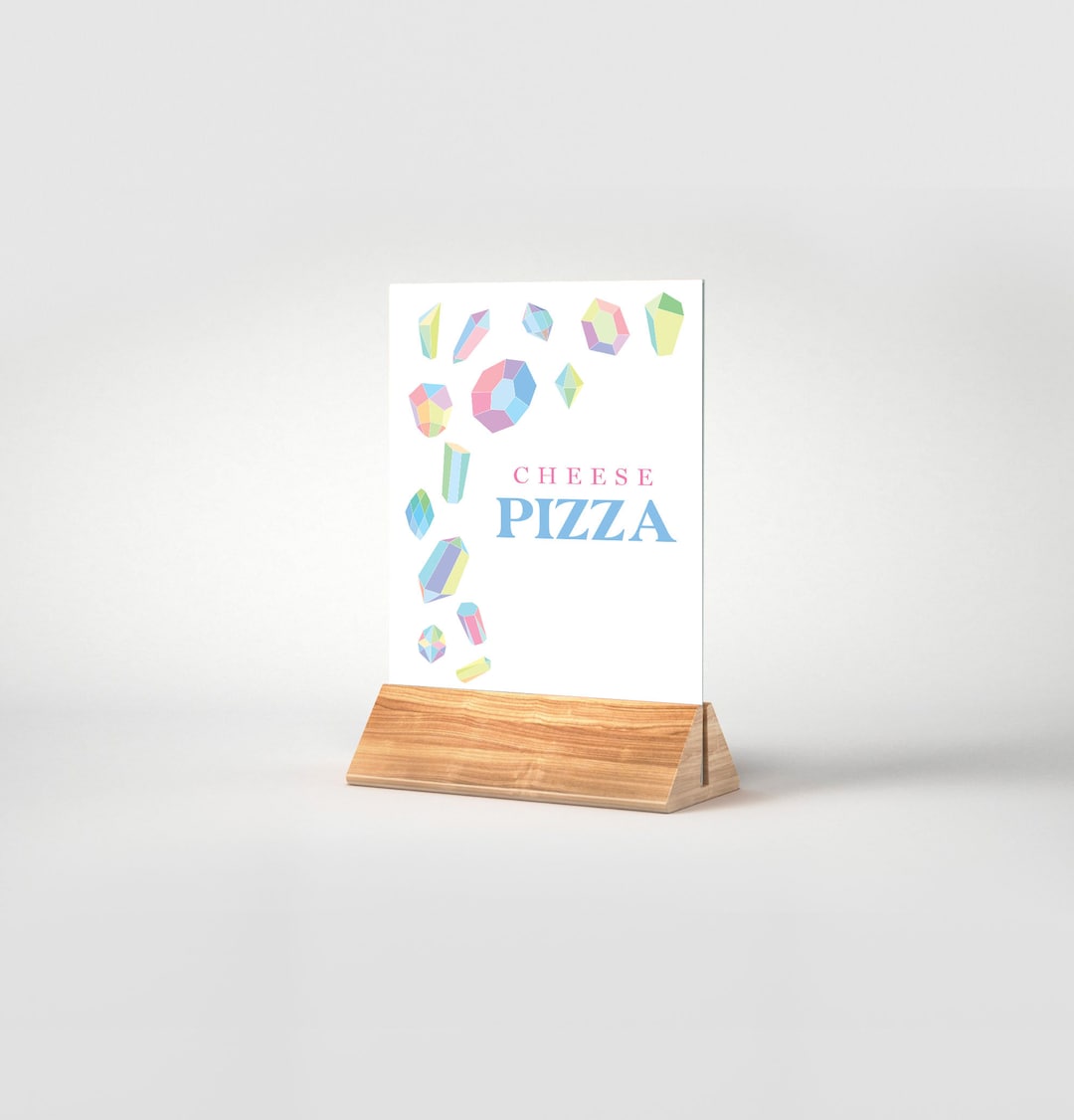 Gems Birthday Party Table Signs: Geode Rocks Decor (printable, Editable ...