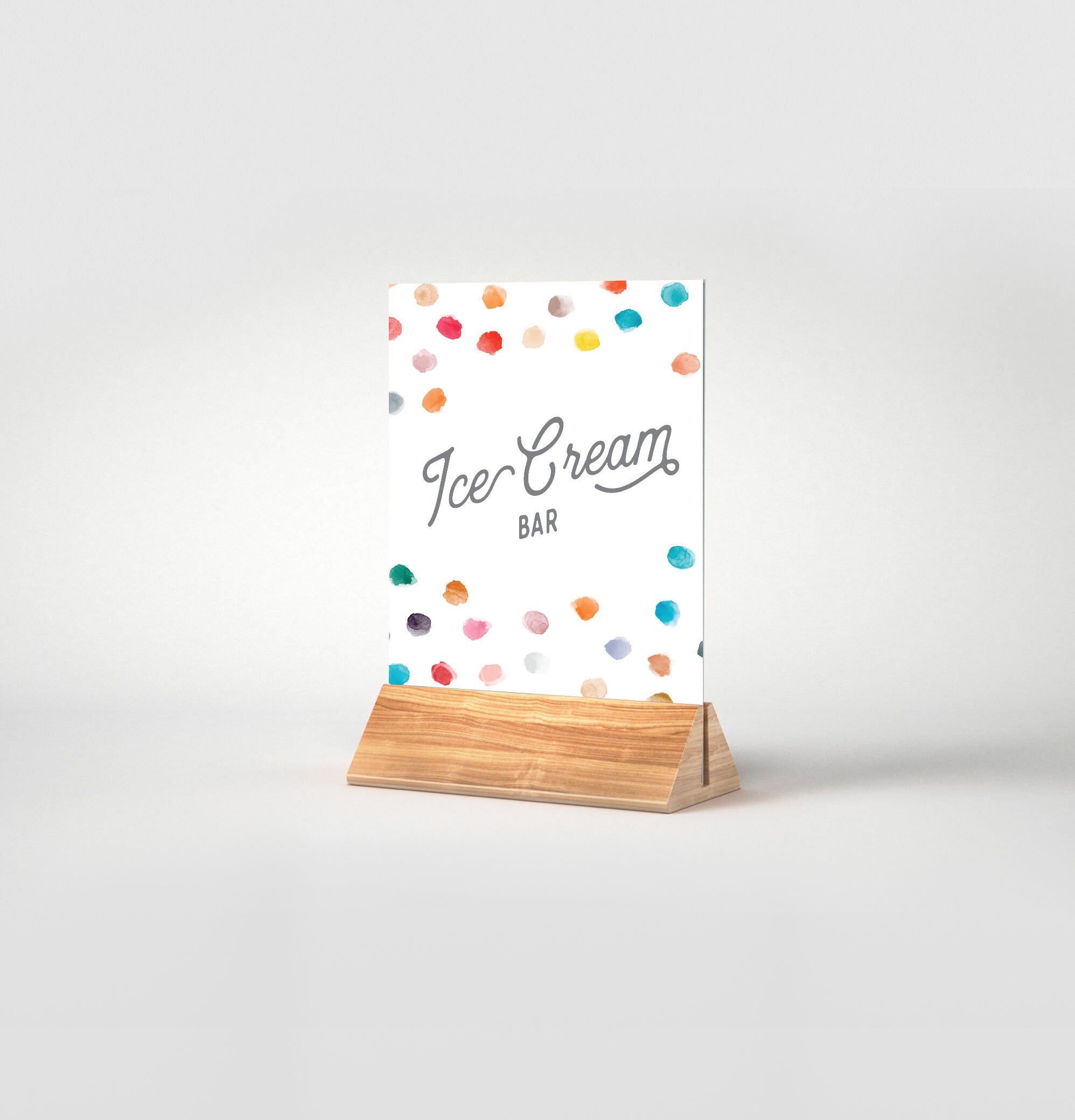 Polka Dot Birthday Party Table Signs Table Decorations - Etsy