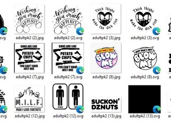Adult Svg Bundle, Funny Adult Bundle, Funny Svg Bundle, Shirt Bundle ...