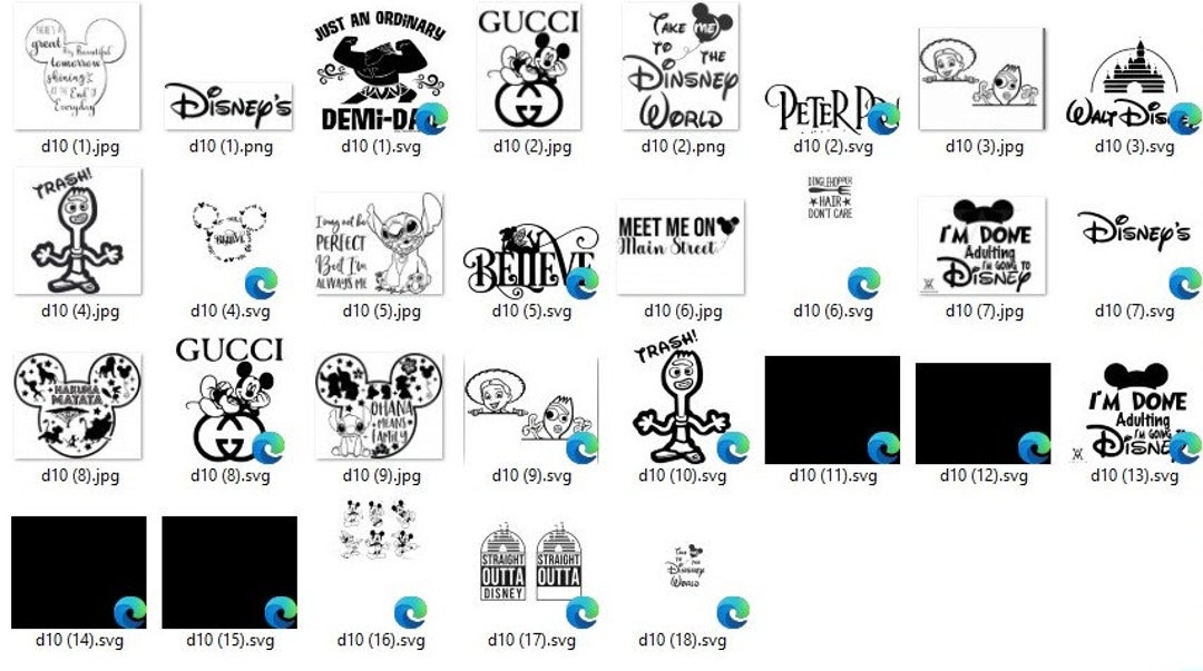 Diz Svg Bundle 10 - Etsy