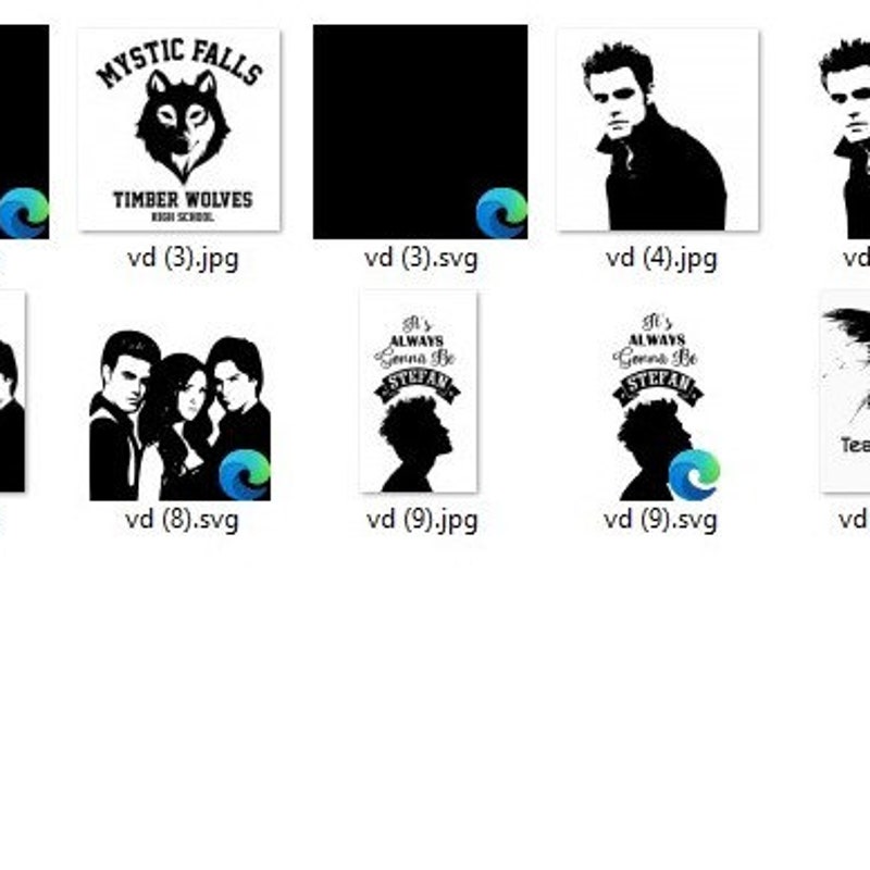 Vampire Diares Svg - Etsy