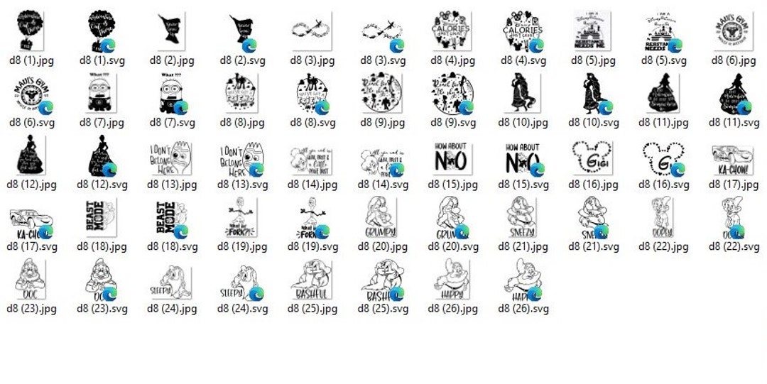 Diz Svg Bundle 8 - Etsy