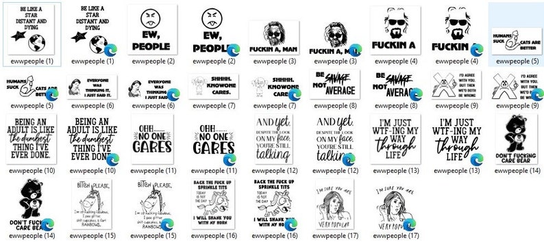 Eww, People Svg Bundle - Etsy