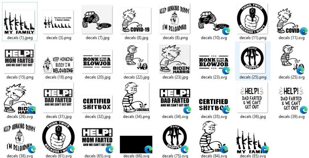 Decal Svg Bundle 2 - Etsy UK