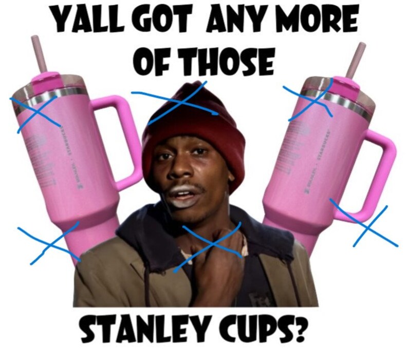 Yall Have Any of Them Stanley Cups? Meme Sublimation Png - Etsy