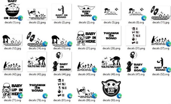 Decal Svg Bundle 1 | Etsy