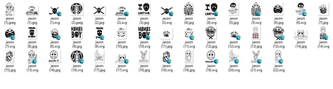Jason Svg Bundle - Etsy