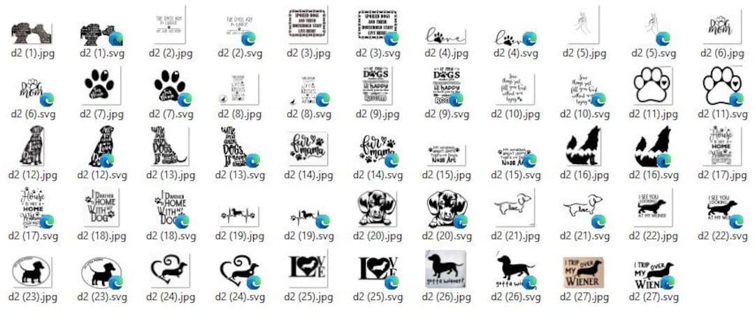 Dog Svg Bundle 2 - Etsy