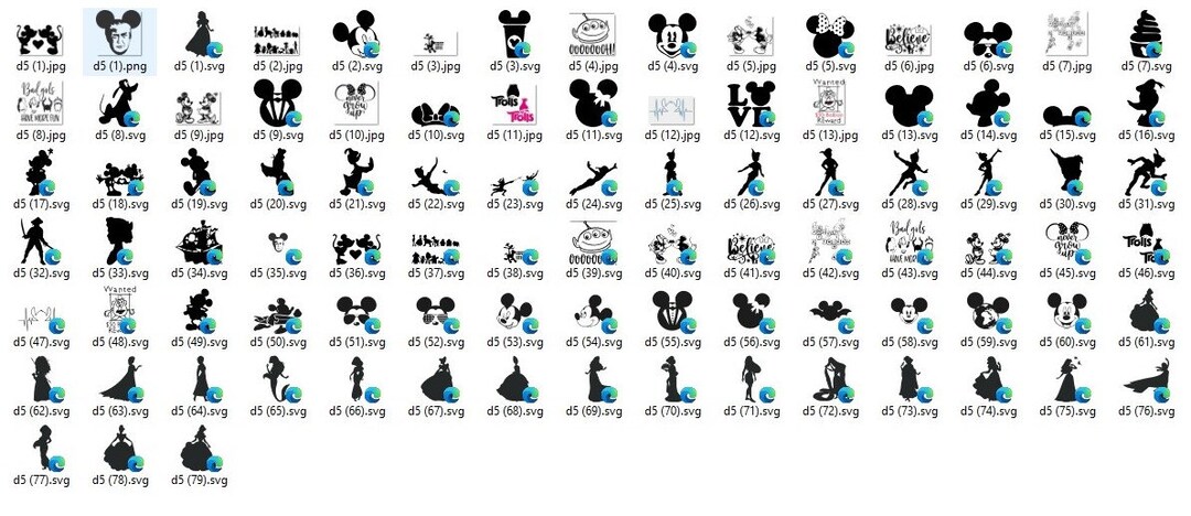 Diz Svg Bundle 5 - Etsy