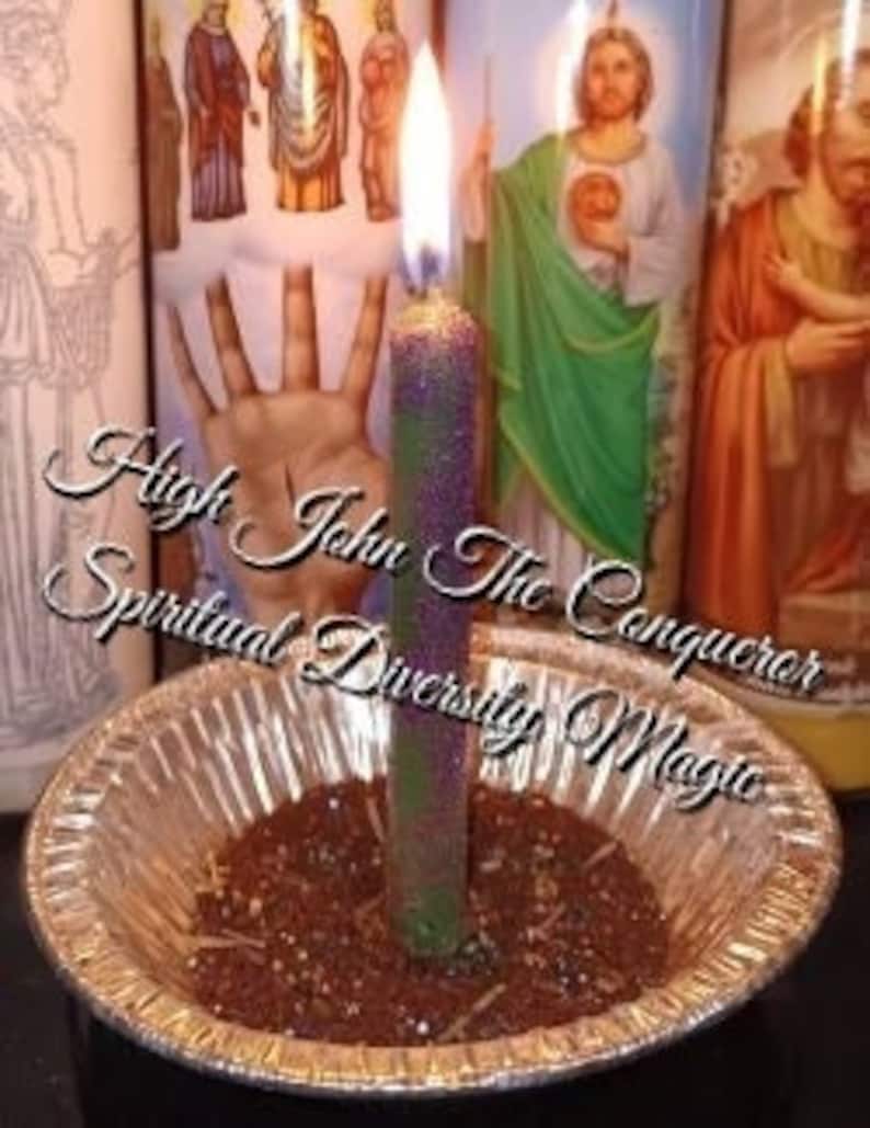 High John the Conqueror Spell. Personalized Candle Ritual - Etsy