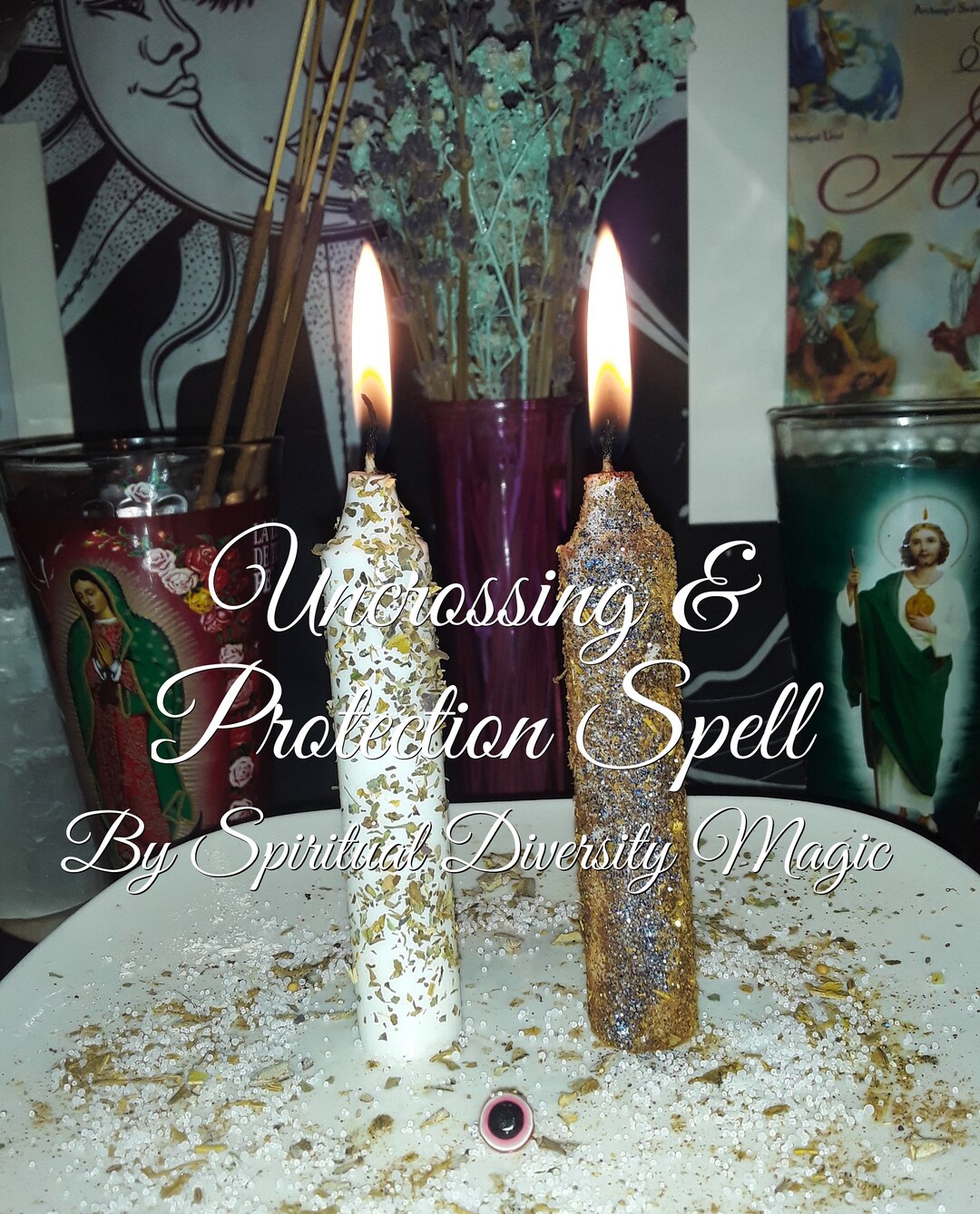 Uncrossing and Spiritual Protection Spell. Personalized Photos. Digital ...