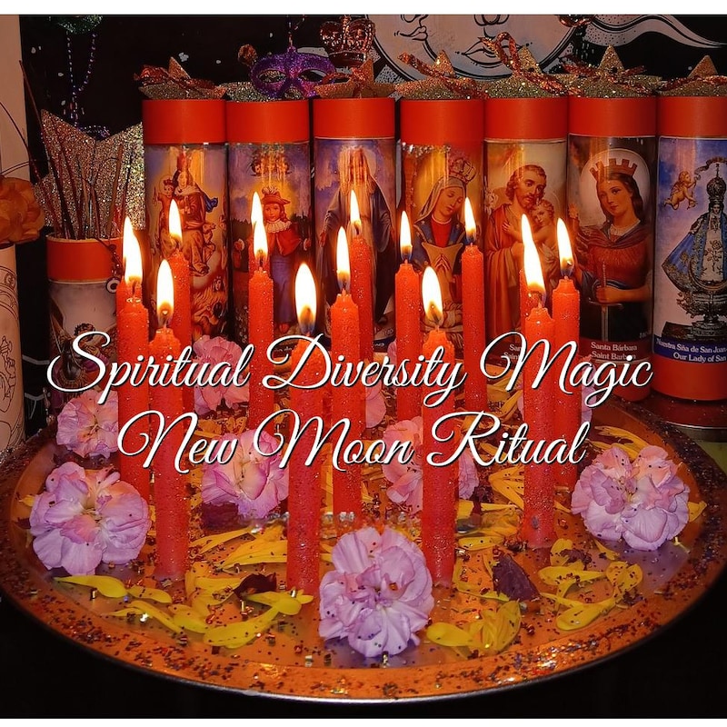 New Moon Magic Candles - Etsy UK