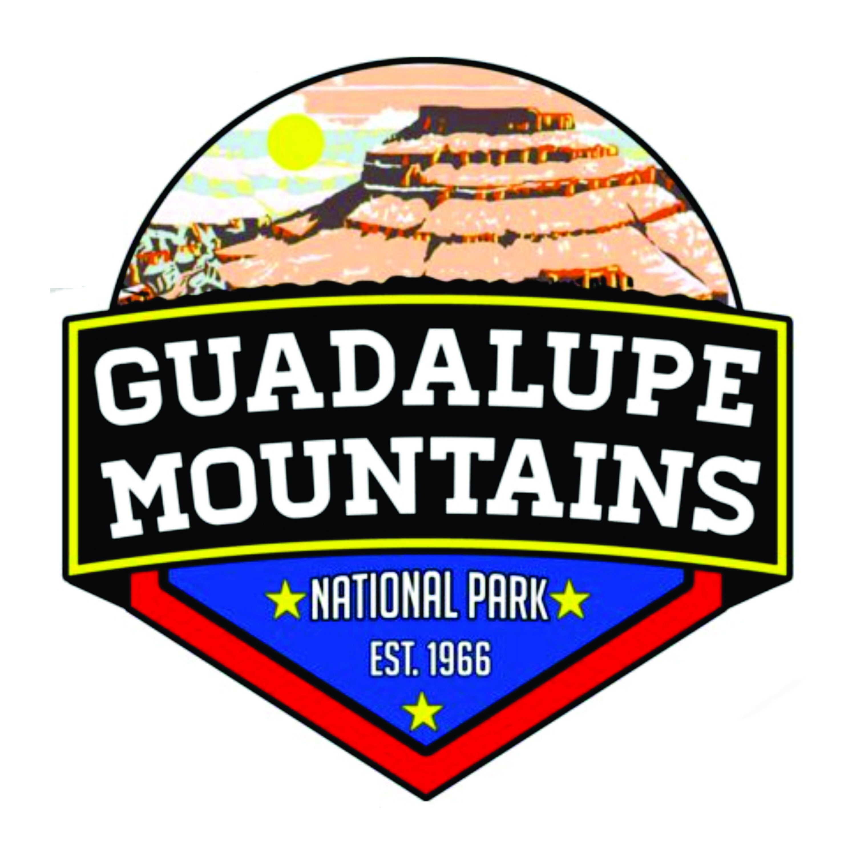 Guadalupe Mountains National Park Sticker Texas National Park Decal ...