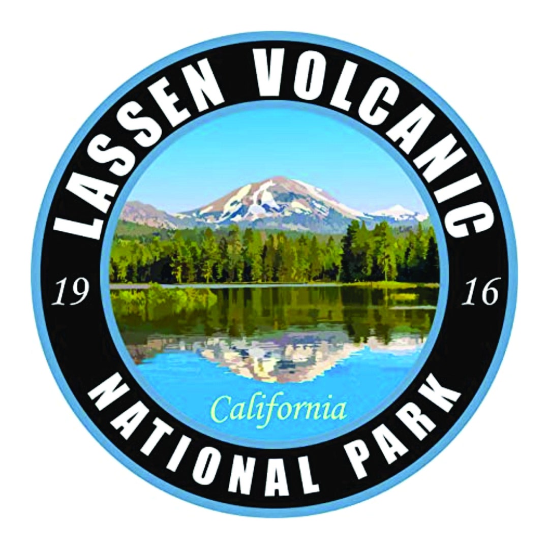 Lassen Volcanic National Park Sticker California National Park Decal ...