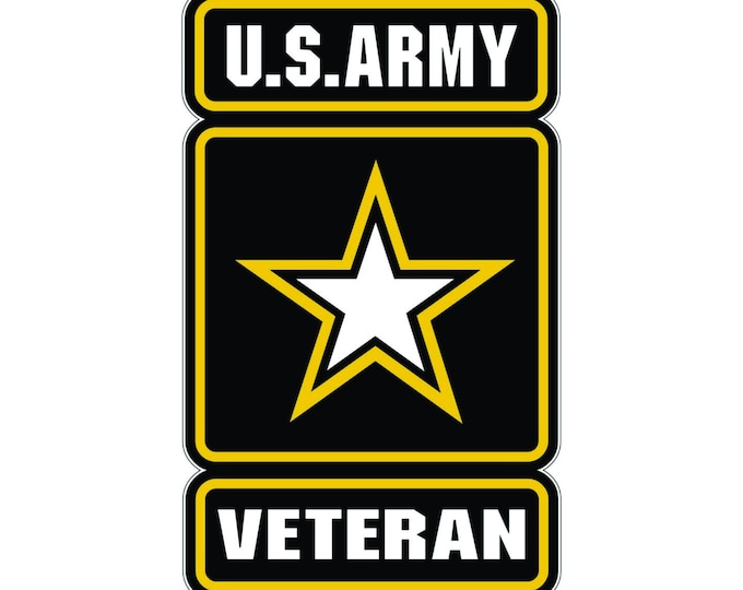 US Army Veteran Car Truck Window Laptop Decal Sticker - Etsy