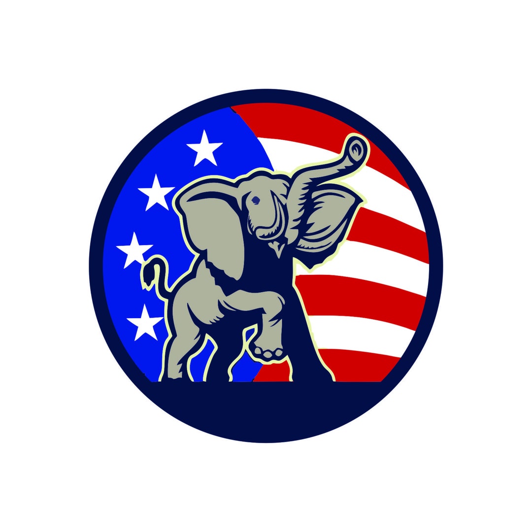 Republican Party Sticker / Decal - Etsy