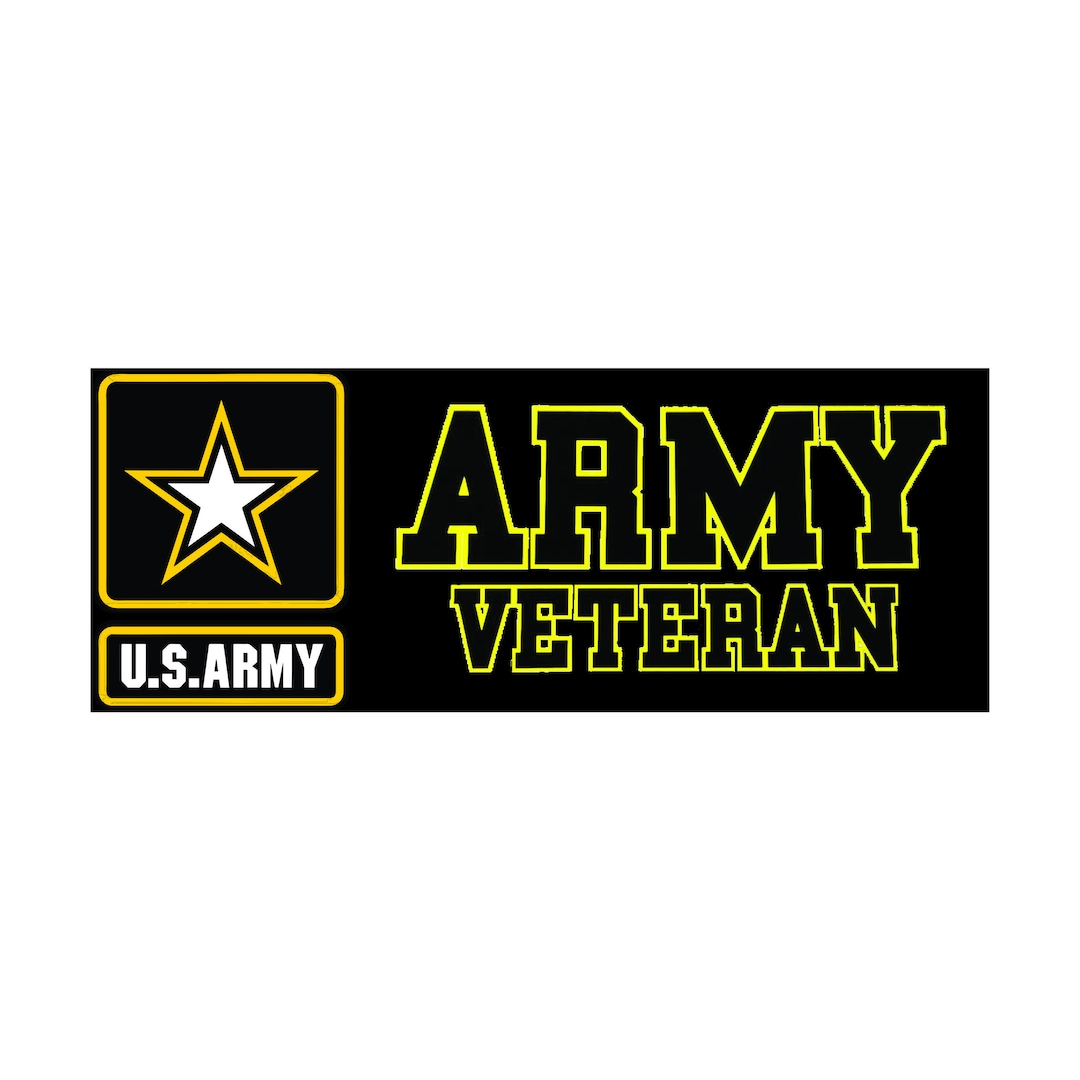 US Army Veteran Bumper Sticker / Decal - Etsy