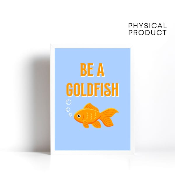 Goldfish Wall Print - Etsy