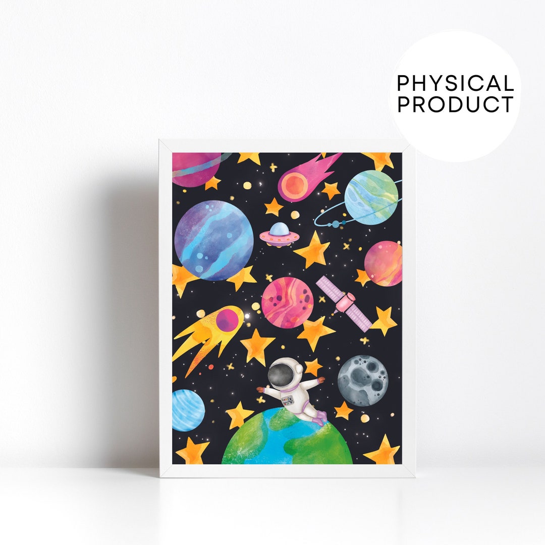 Outer Space, Planets Decor, Astronaut, Space Poster, Space Themed ...