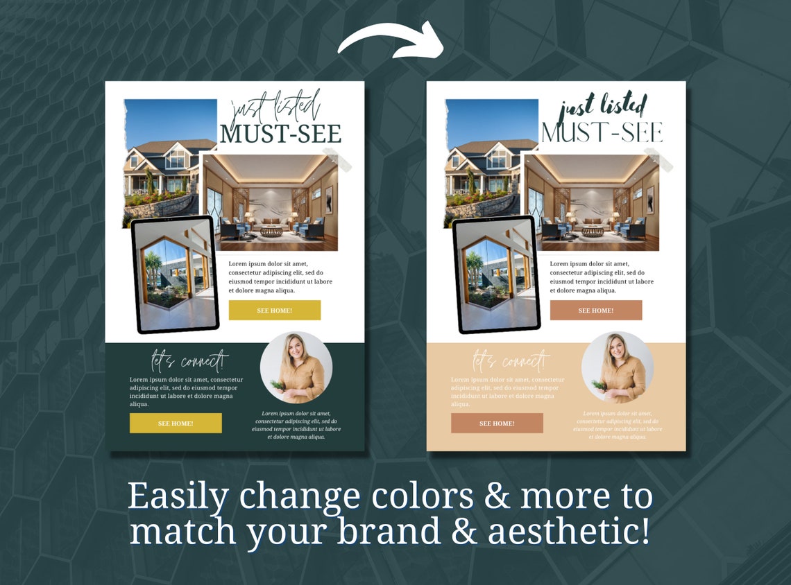 50 Real Estate Email Templates Realtor Email Marketing - Etsy