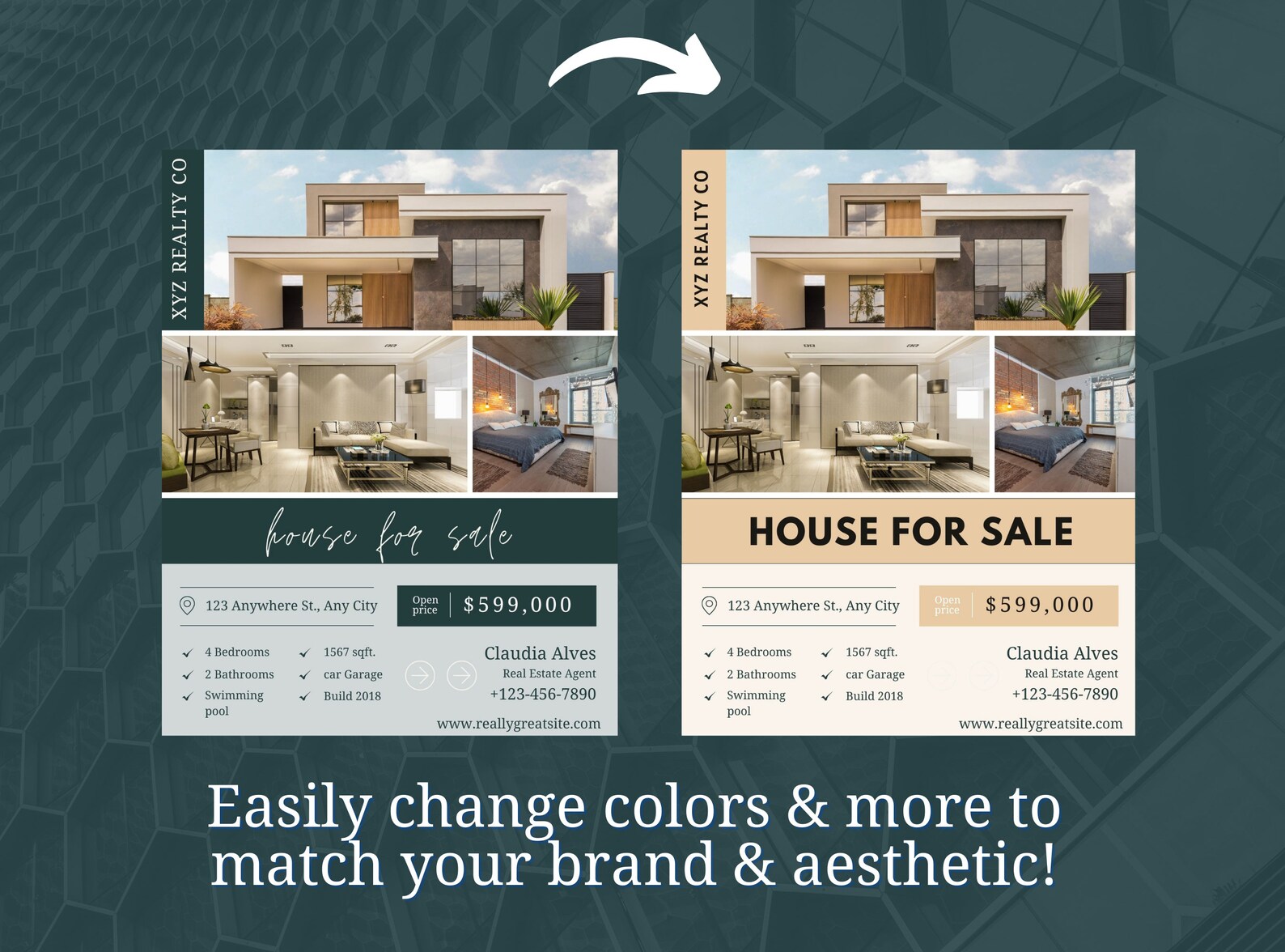 50 Real Estate Flyer Templates | Realtor Print Marketing | Canva ...