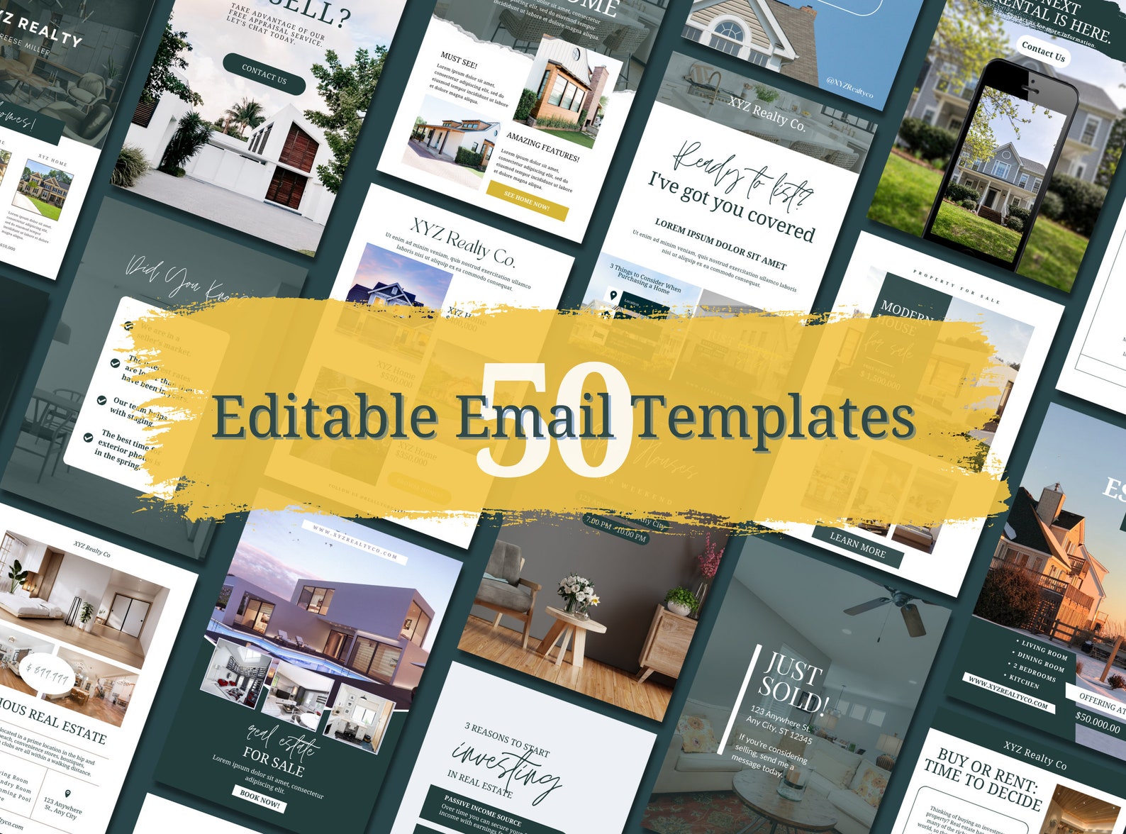 50 Real Estate Email Templates | Realtor Email Marketing | Canva ...