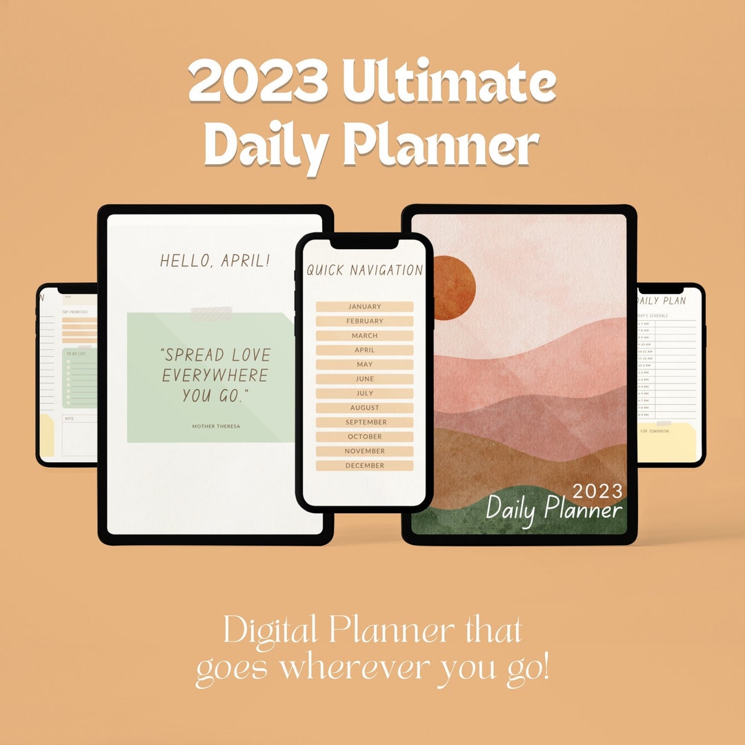 2023 Digital Planner | Goodnotes Planner | Notability | Digital Journal ...