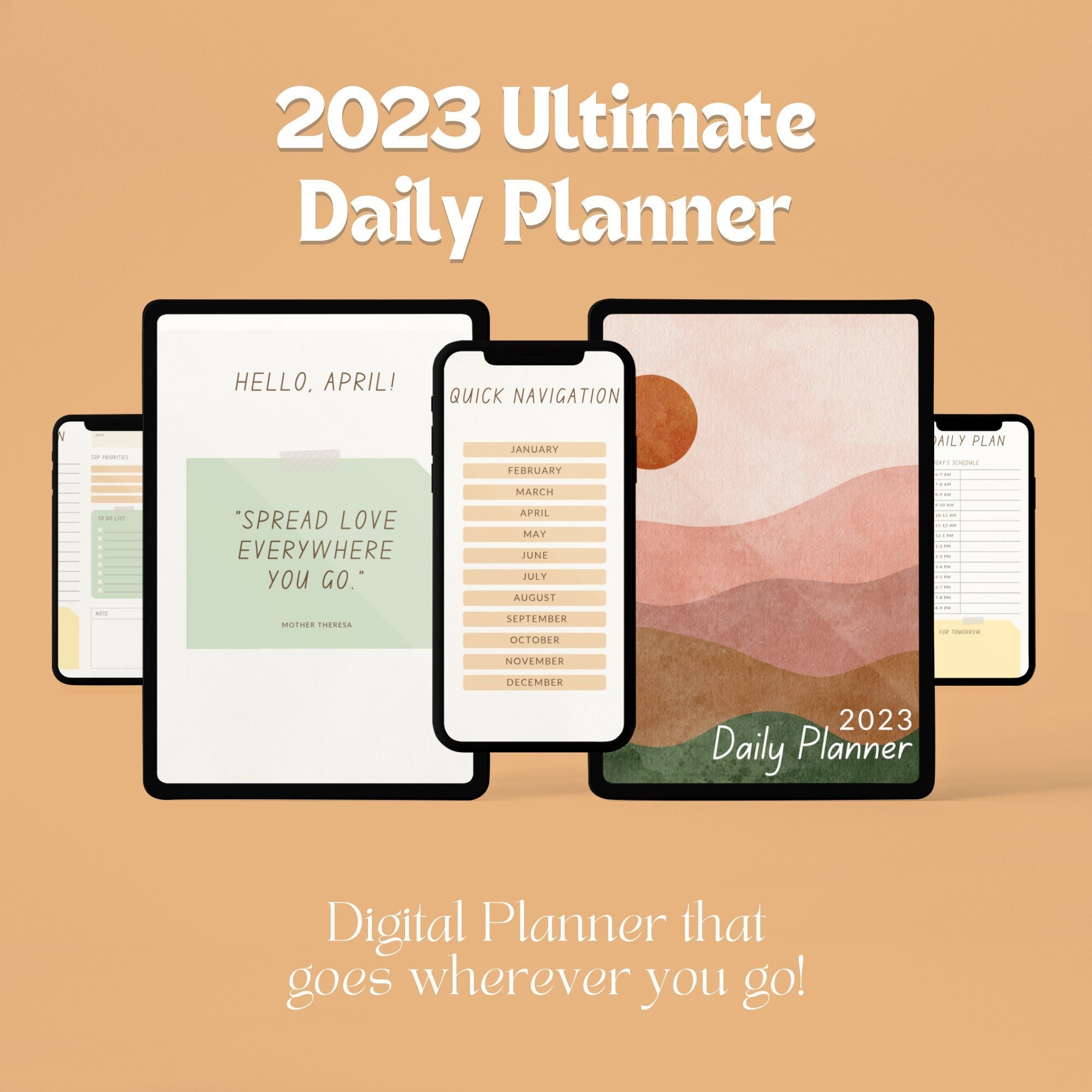 2023 Digital Planner | Goodnotes Planner | Notability | Digital Journal ...
