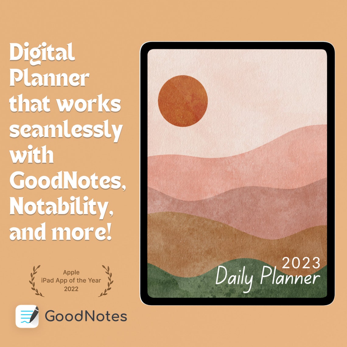 2023 Digital Planner | Goodnotes Planner | Notability | Digital Journal ...