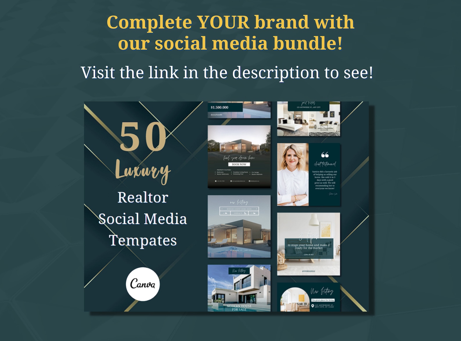 50 Real Estate Email Templates Realtor Email Marketing Canva Content ...