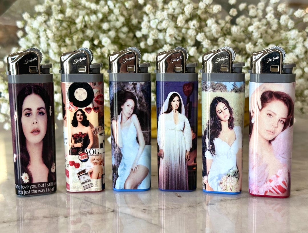 LDR Girl Paradise Beautiful Born Die Bride Love Musician Artist Sad Lighters Custom Birthday ...