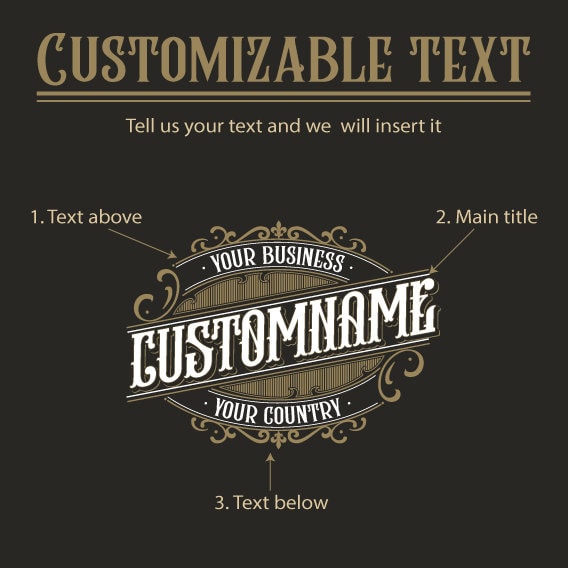 Pre-made Vintage Logo, Handcrafted Style, Customizable Retro Design ...