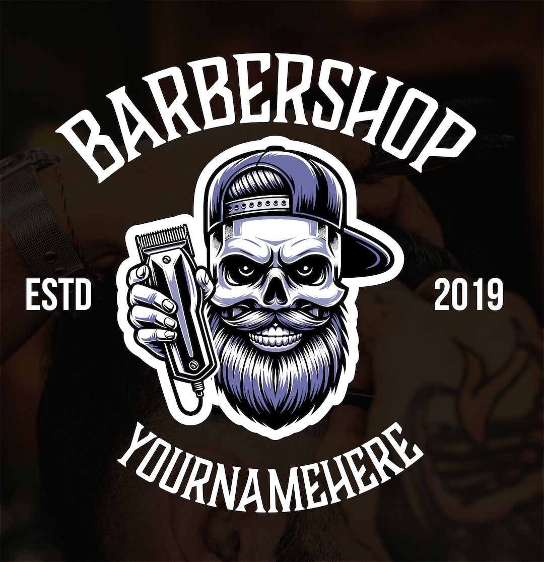 Custom Branding for Logo Urban Barbershop, Street Barber Design - Etsy