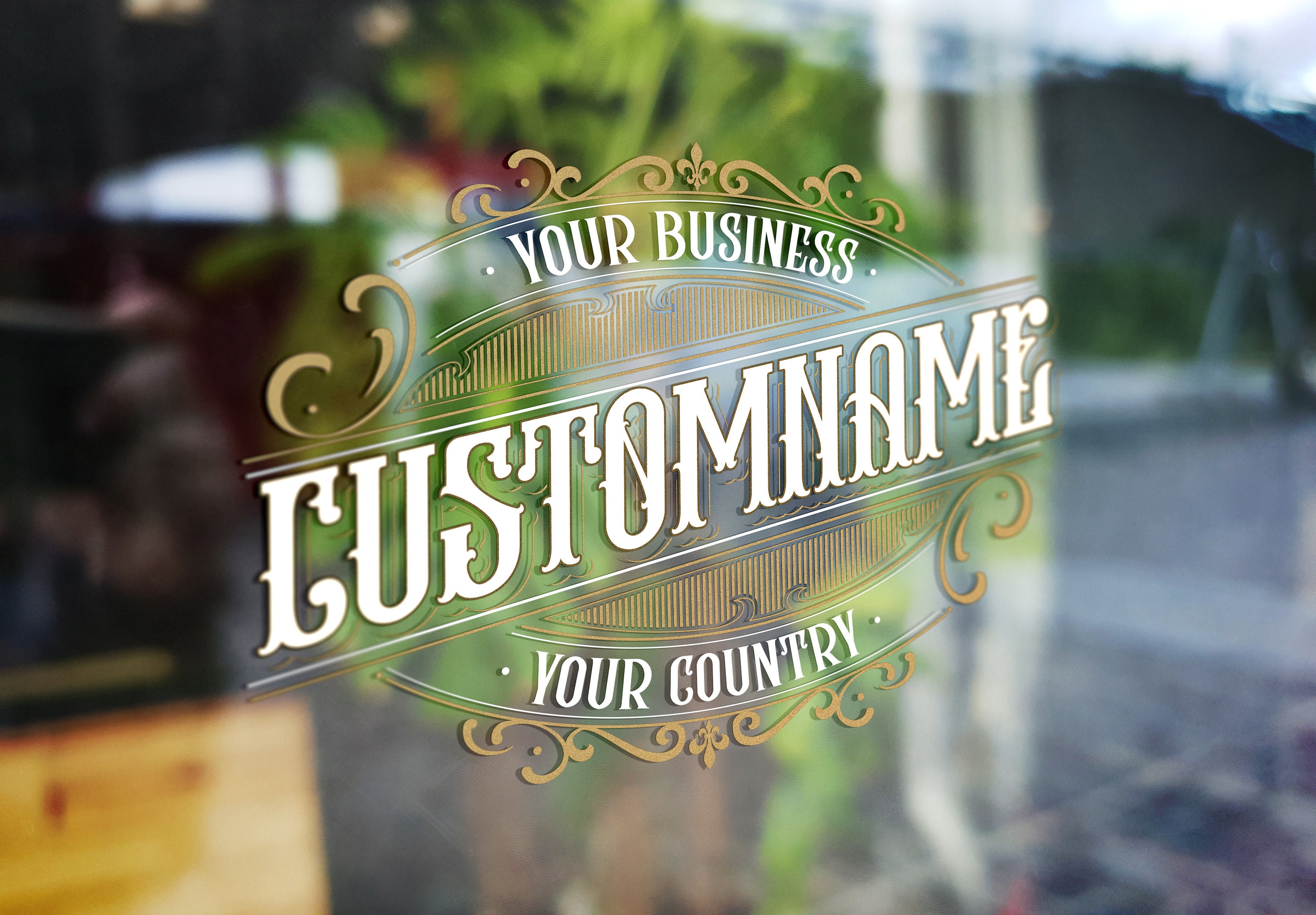 Pre-made Vintage Logo, Handcrafted Style, Customizable Retro Design ...