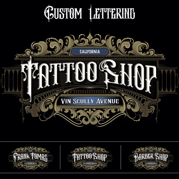 Tattoo Lettering - Etsy