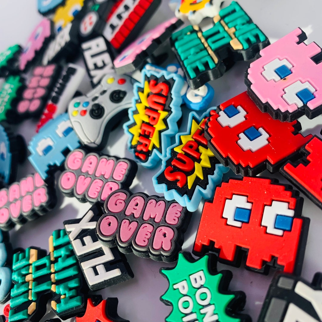 Video Game Croc Charms Grab Bag, Gamer Mystery Croc Charm Set - Etsy