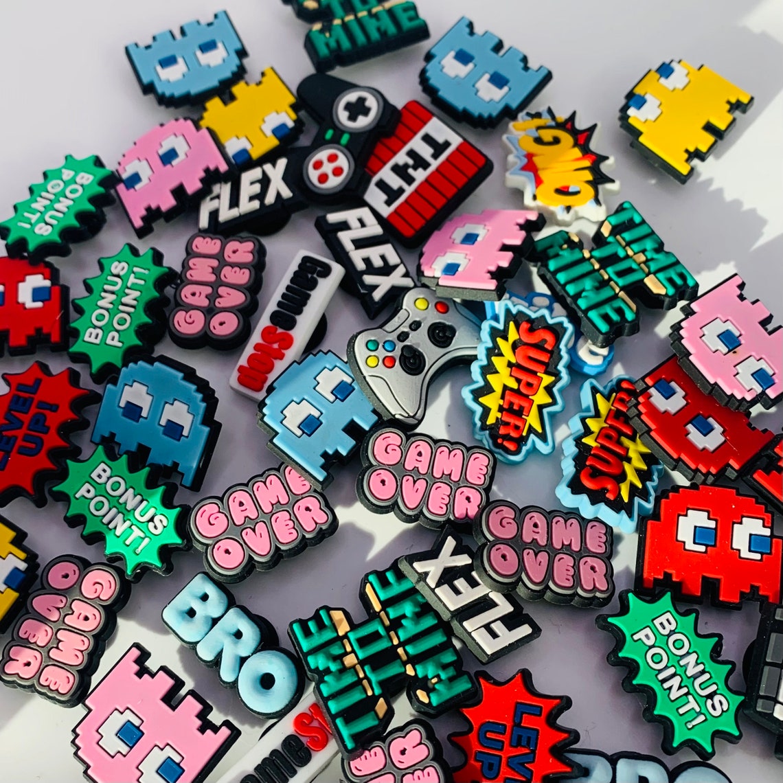 Video Game Croc Charms Grab Bag, Gamer Mystery Croc Charm Set - Etsy