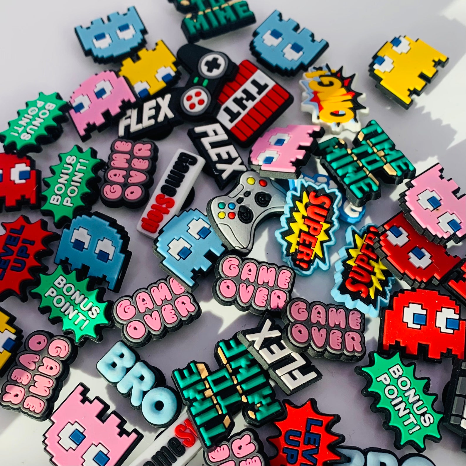 Video Game Croc Charms Grab Bag, Gamer Mystery Croc Charm Set - Etsy