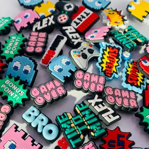 Video Game Croc Charms Grab Bag, Gamer Mystery Croc Charm Set - Etsy