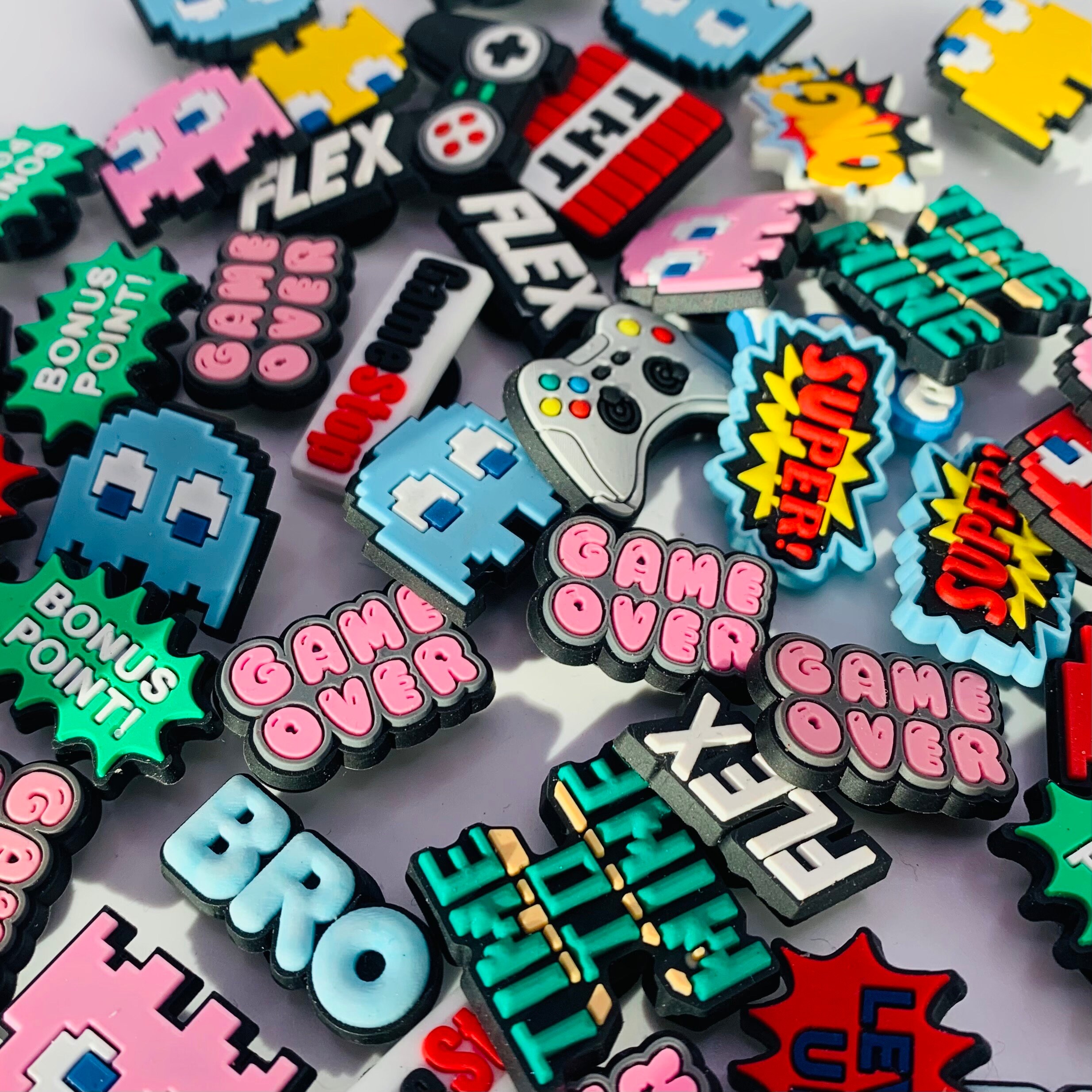 Video Game Croc Charms Grab Bag, Gamer Mystery Croc Charm Set - Etsy