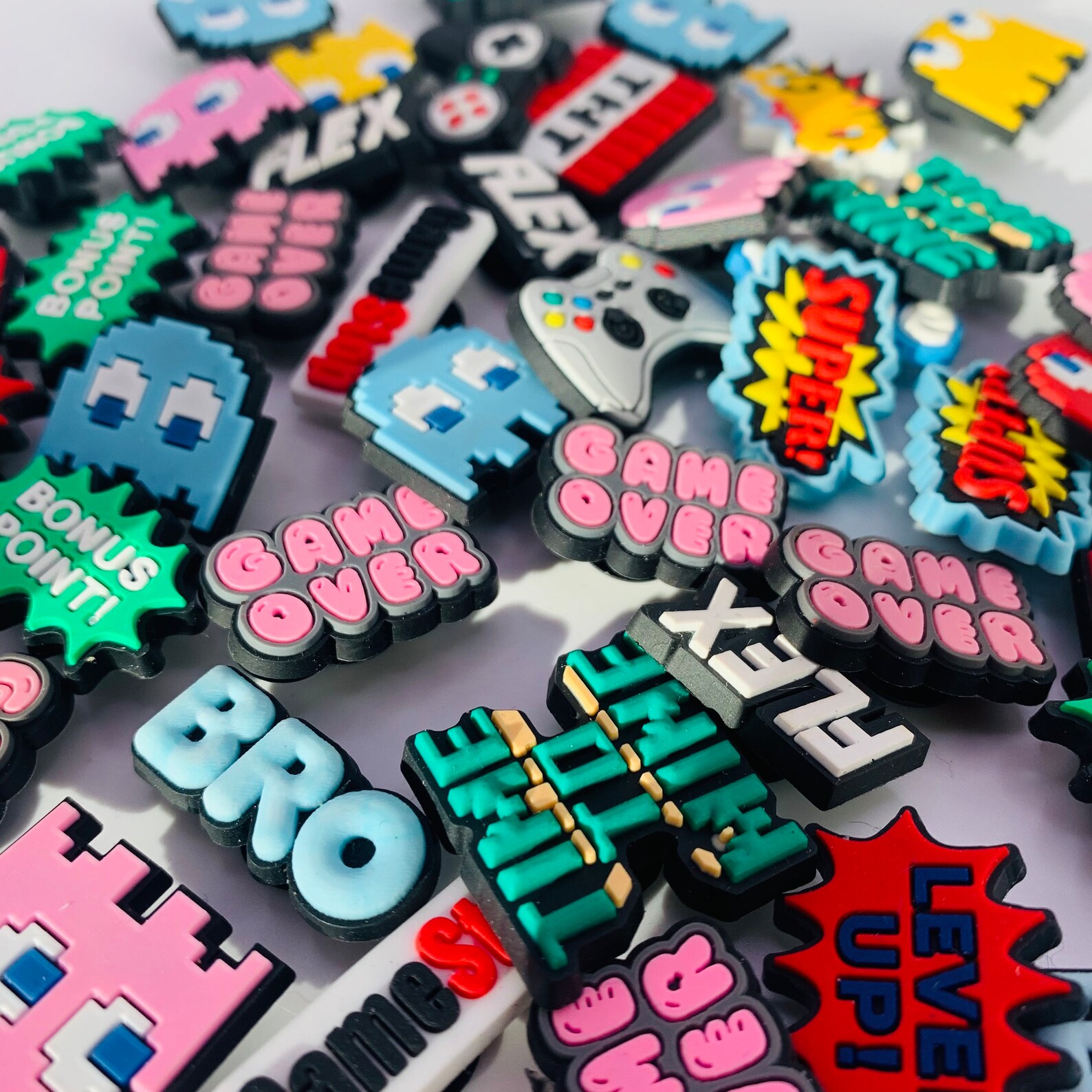 Video Game Croc Charms Grab Bag, Gamer Mystery Croc Charm Set - Etsy