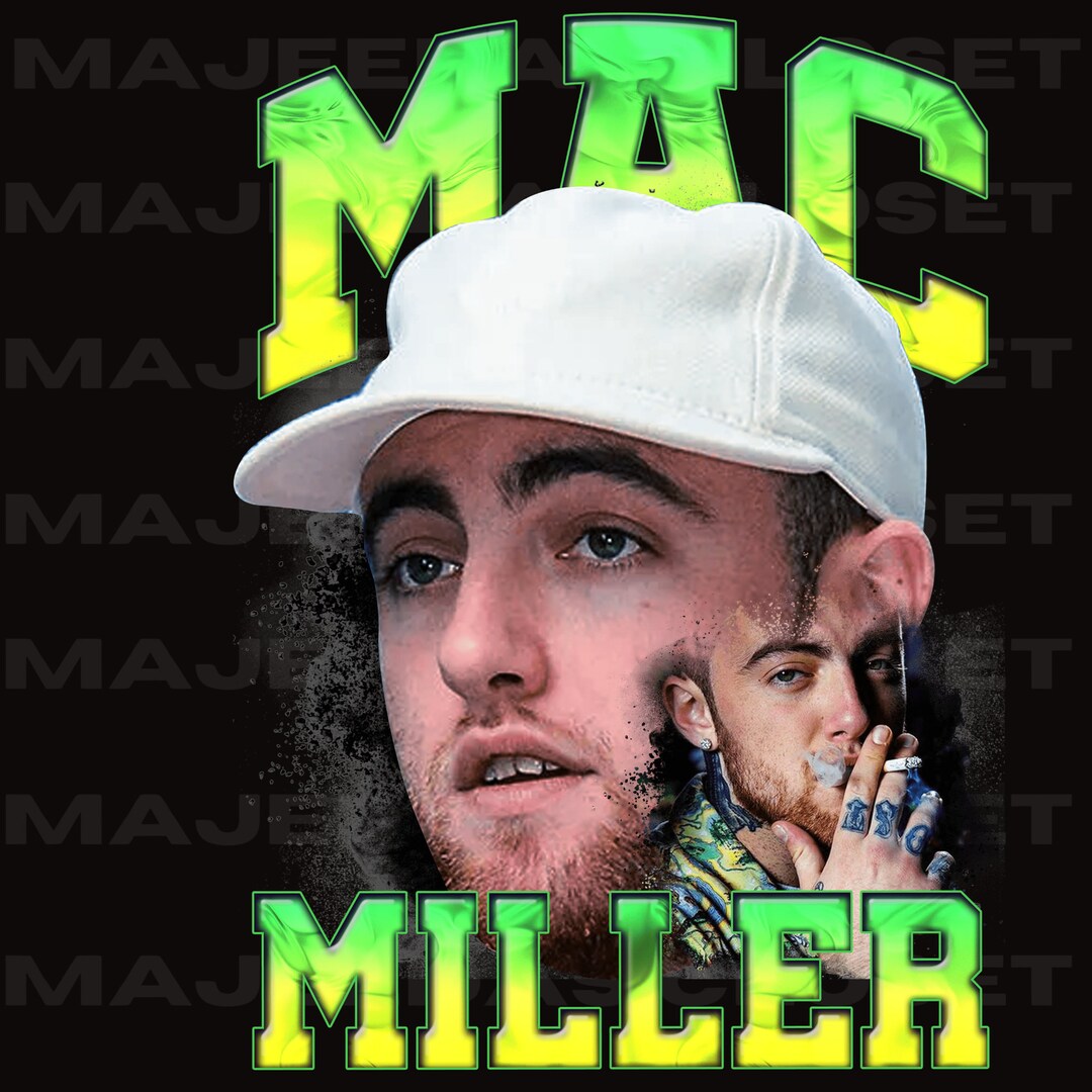 Hip Hop Png, Mac Miller Png, Rapper Designs T Shirt Design, Sublimation ...