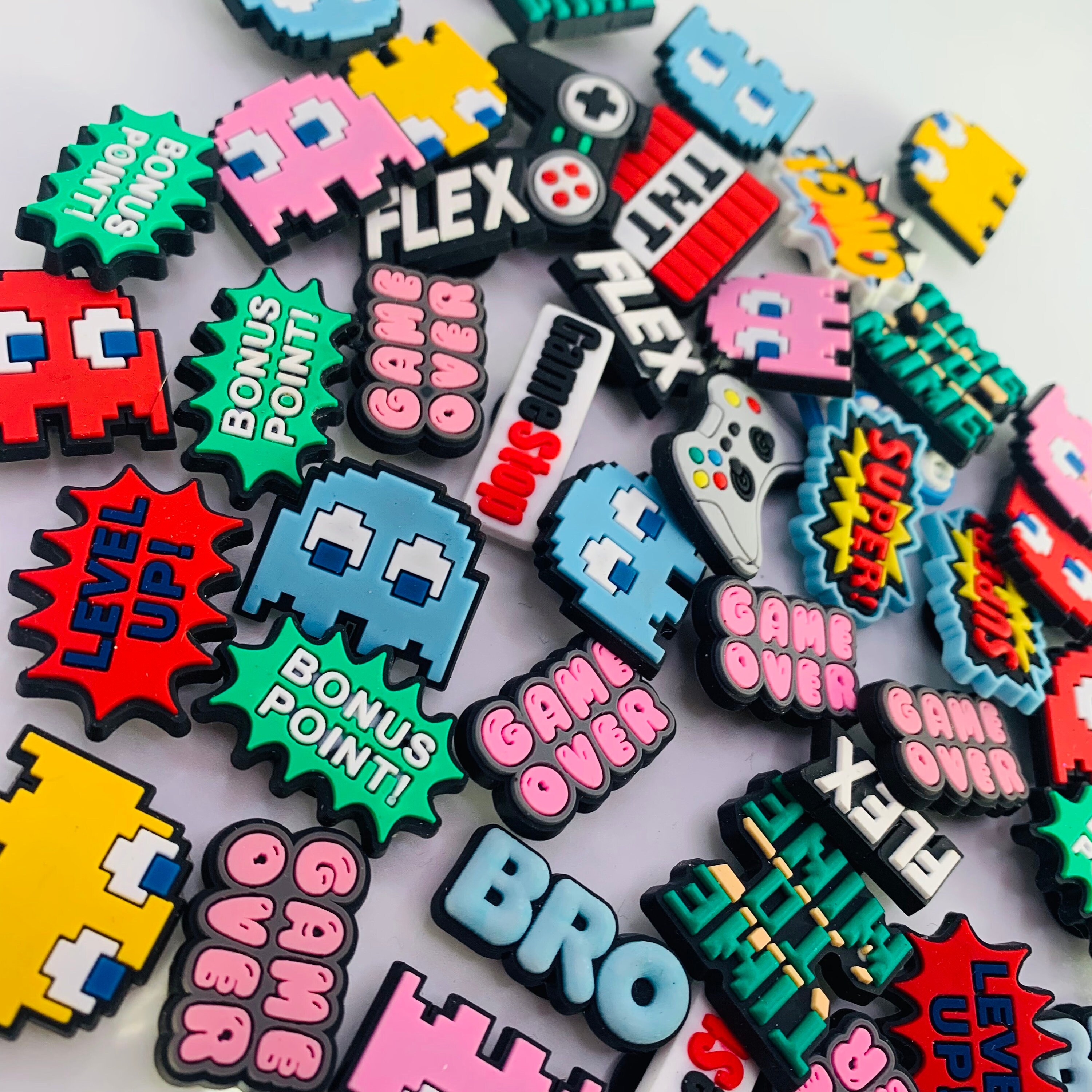 Video Game Croc Charms Grab Bag, Gamer Mystery Croc Charm Set - Etsy