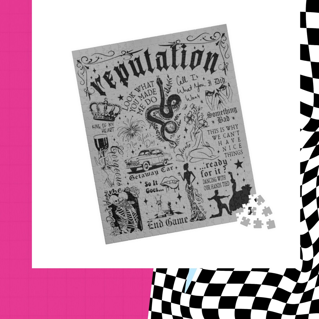 Taylor Albums Name Eras Tour Jigsaw Puzzle Swiftie Gifts - Etsy