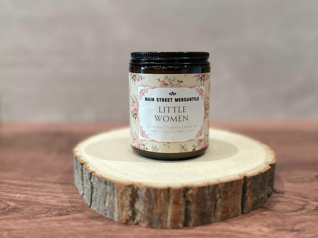 Little Women Book Themed Wood Wick Soy Candle - Etsy