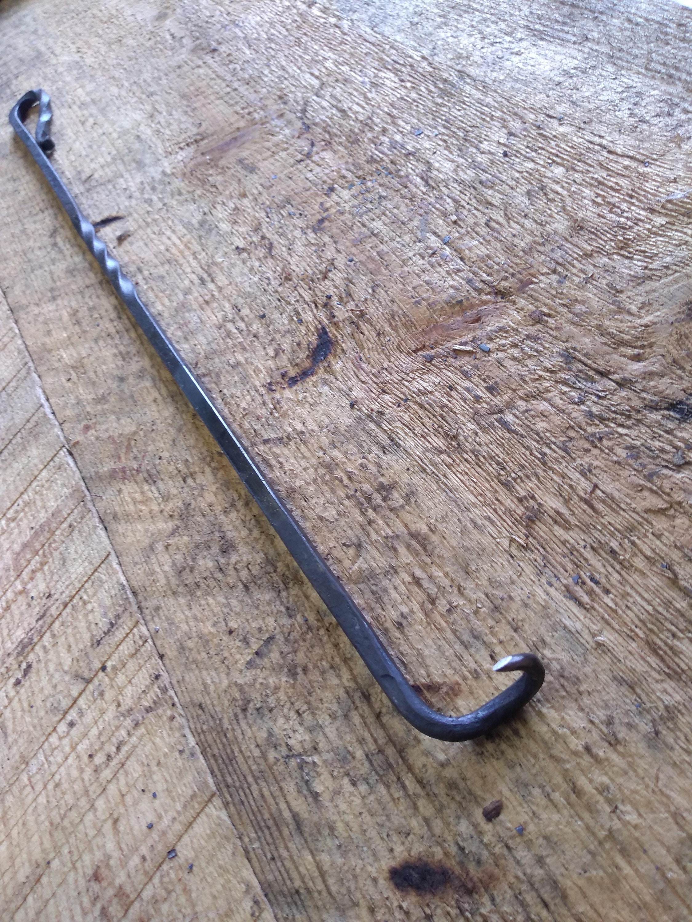 Hand Forged Steak Turner, Meat Flipper BBQ Tool. - Etsy