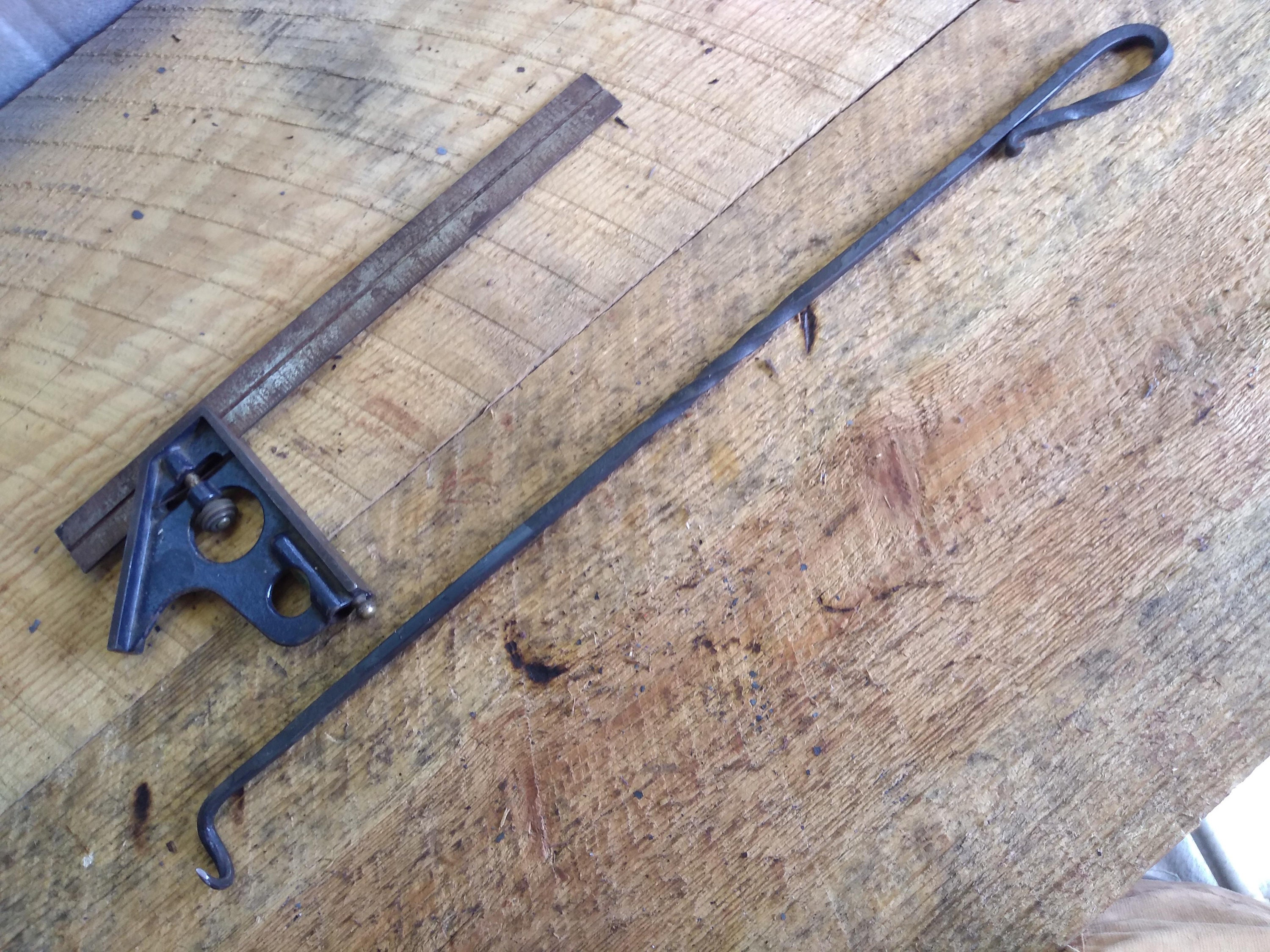 Hand Forged Steak Turner, Meat Flipper BBQ Tool. - Etsy