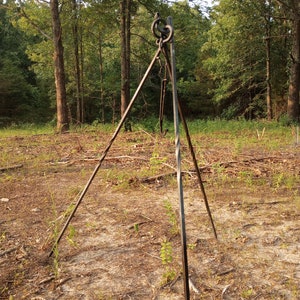 Large Camp Fire Irons Dutch Oven Cook Set, Tripod or Cross Bar. - Etsy