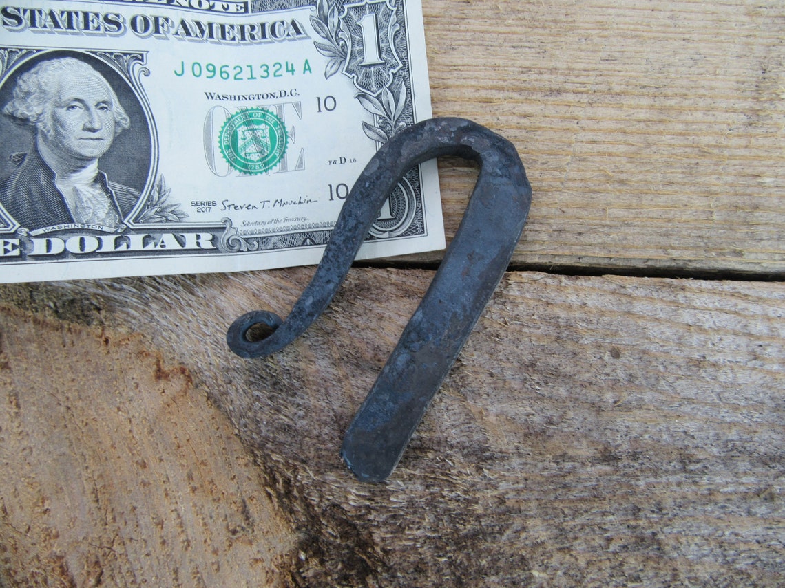 Hand Forged Colonial Style Flint Striker, Fire Starter, Flint and Steel ...