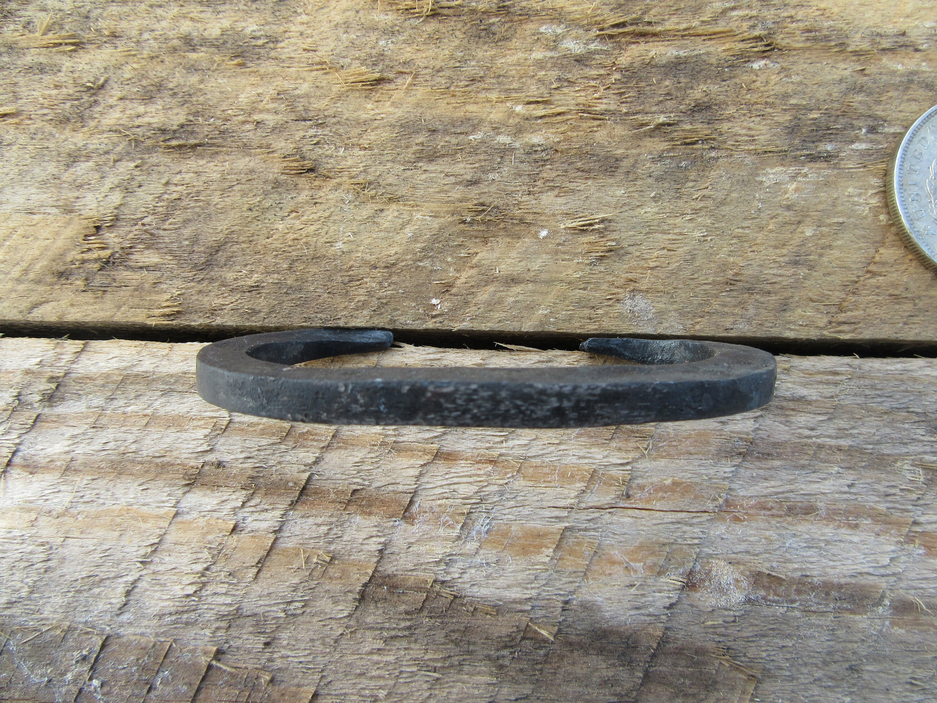 Hand Forged "c" Shaped Flint Striker, Fire Starter, Flint and Steel ...